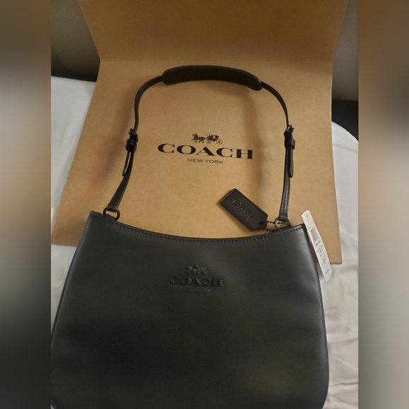 Coach | Bags | Coach Cp1 Penelope Leathet Shoulder Bag Black | Poshmark